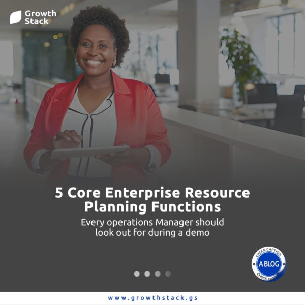 5 Core Enterprise Resource Planning Functions Every Operations Manager Should look out for ...